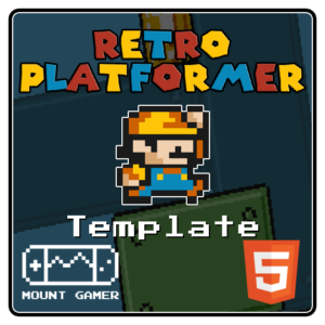 Retro Platformer Template | Build Your Own Mario Game Construct 3